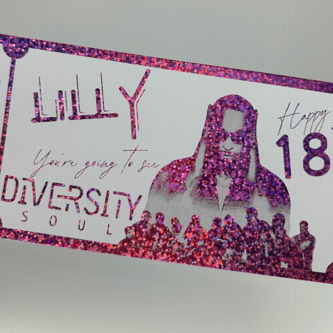 Personalised Diversity Ticket - – Custom Gift, Surprise Keepsake ...