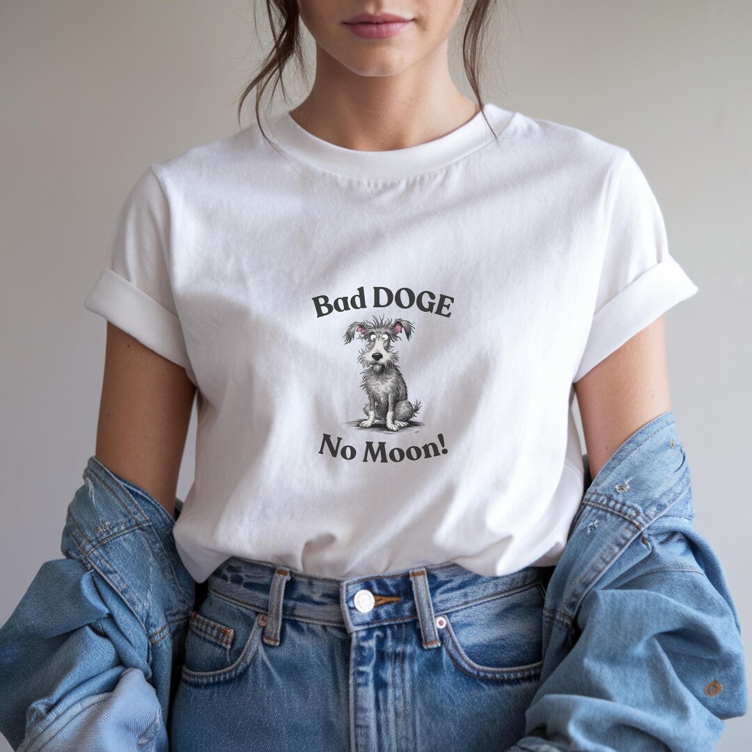 Anti DOGE Shirt Bad DOGE No Moon Shirt Anti Elon Department Tee Anti ...