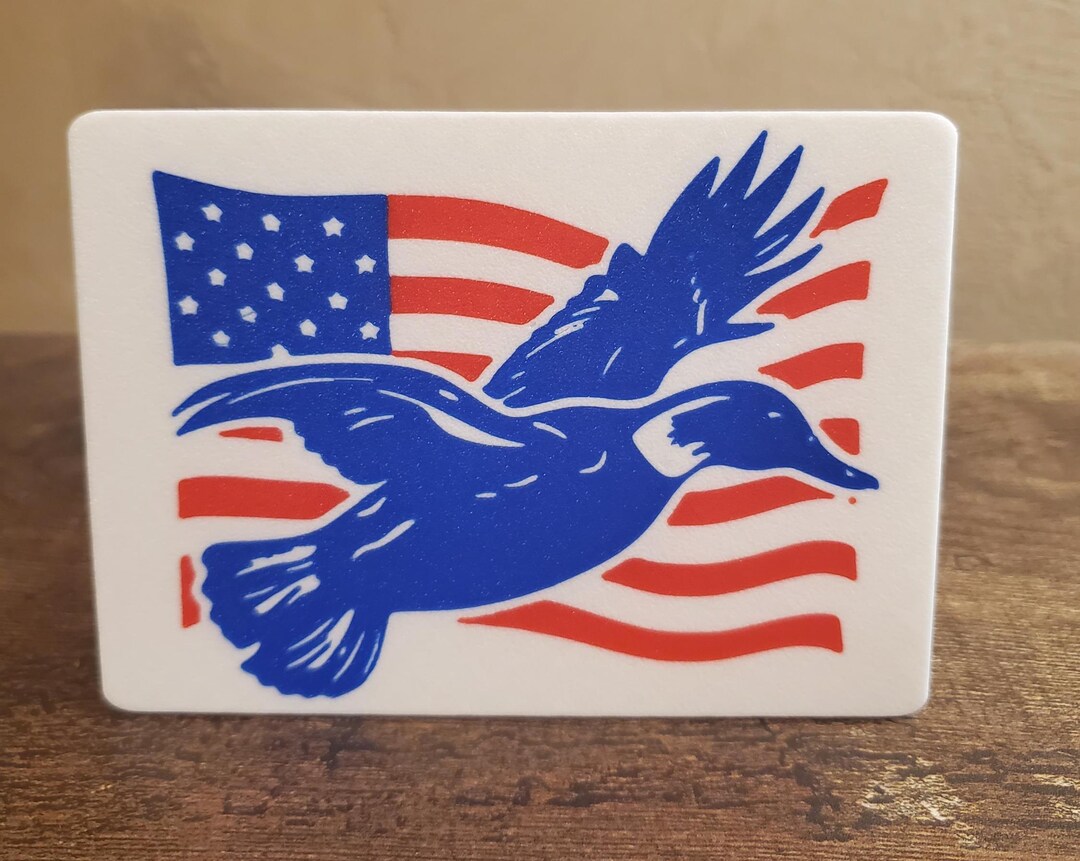 American Flag & Mallard Duck Hitch Cover - Etsy