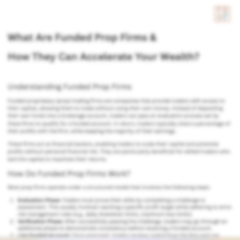 What Are Prop Firms & How They Work | Beginner PDF Guide - Etsy
