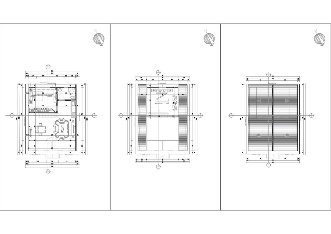 Fully Detailed Bungalow Autocad Project – Ready to Build! - Etsy