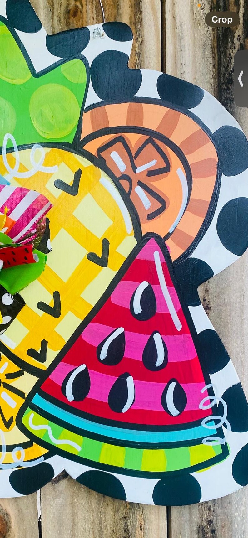 Fruit Summer Door Hanger , Summer Door Hanger , Lemon Door Hanger ...