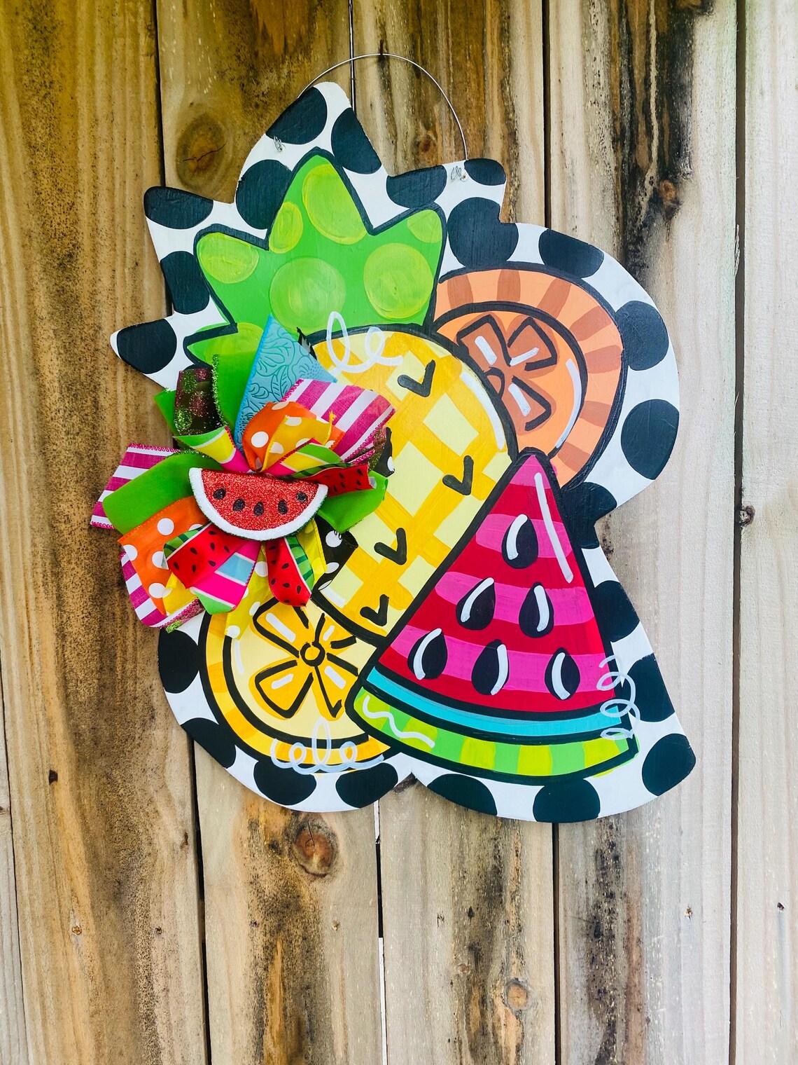 Fruit Summer Door Hanger , Summer Door Hanger , Lemon Door Hanger ...