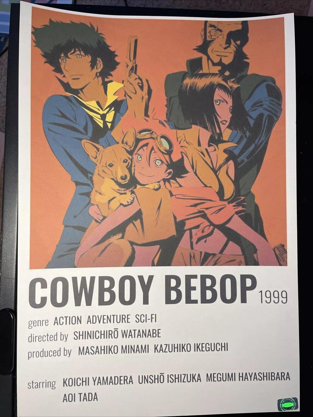 COWBOY BEBOP Anime Poster Print Animation Manga Art Vintage Move Show ...