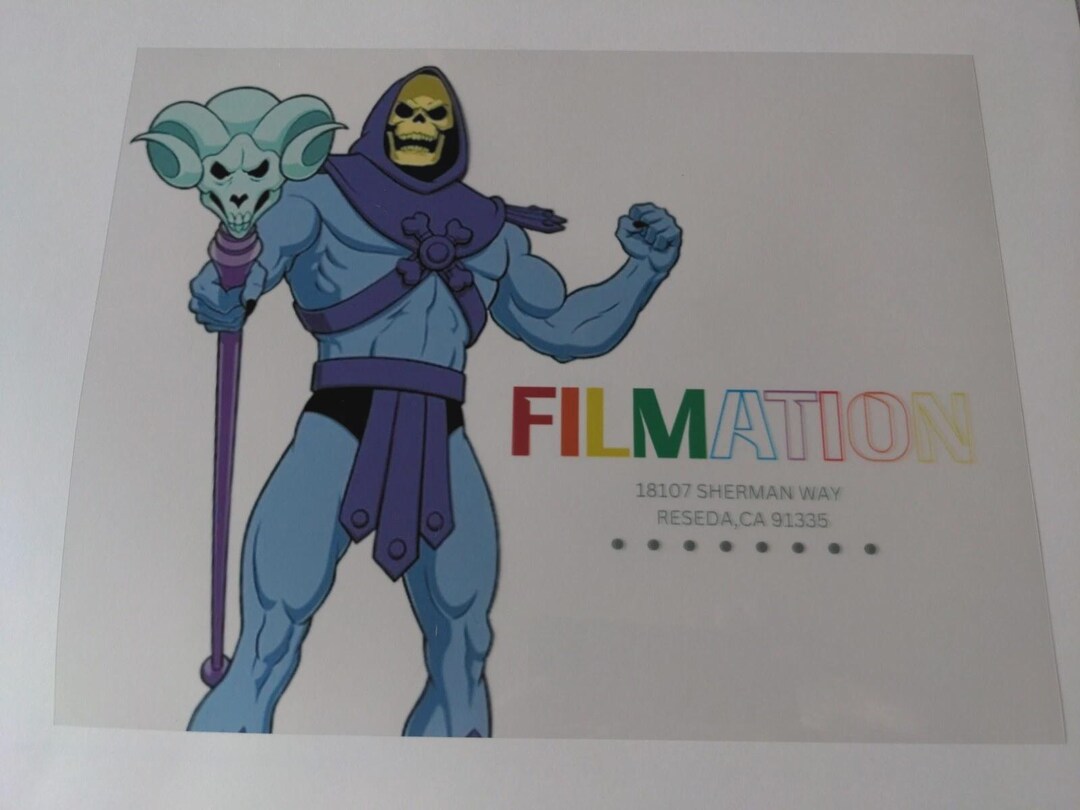 HE-MAN Animation Cel Print Model Concept Art Horror Anime Vintage MOTU ...