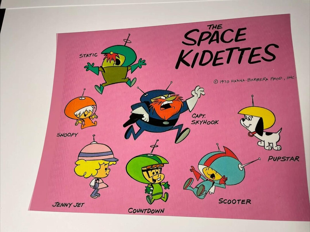 Space Kidettes Animation Cel MR.T Print Model Concept Art Anime Vintage ...
