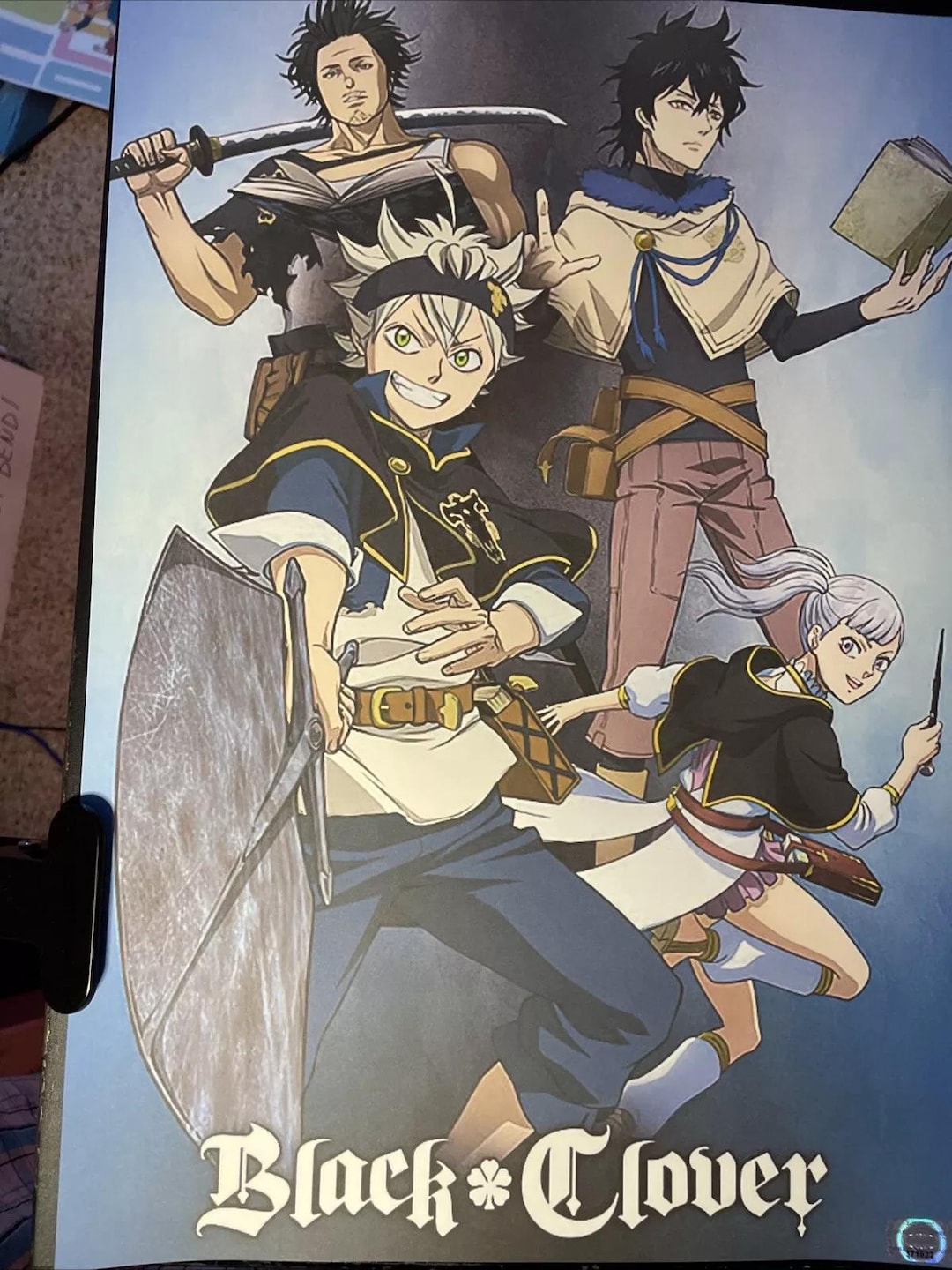 BLACK CLOVER Anime Poster Print Animation Manga Art Vintage Move Show ...