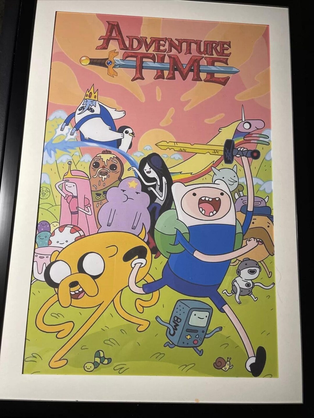 ADVENTURE TIME Poster Print Advertisement Promo 13x19 Cartoon Network ...