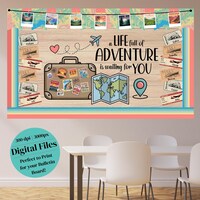 Camping - Library - Bulletin Board Borders - Etsy Canada
