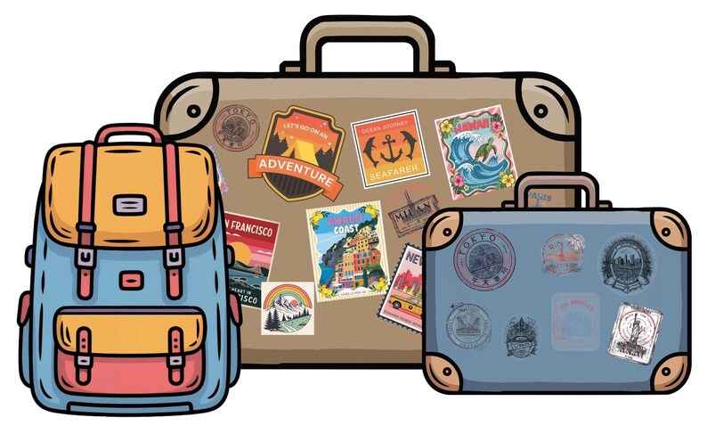 Adventure World Travel Bulletin Board Clipart Bundle Class Decor High ...