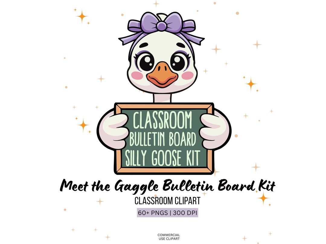 Silly Goose Classroom Bulletin Board Kit | Classroom Silly Goose Gaggle ...