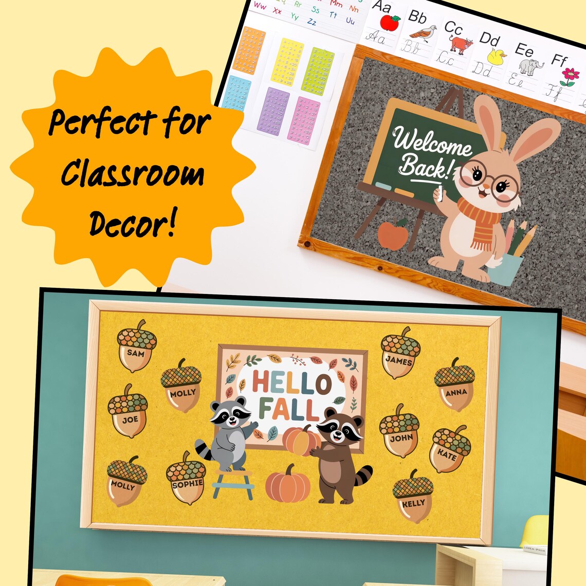 Fall Animals Classroom Clipart Bundle Woodland Teacher Graphics Autumn ...