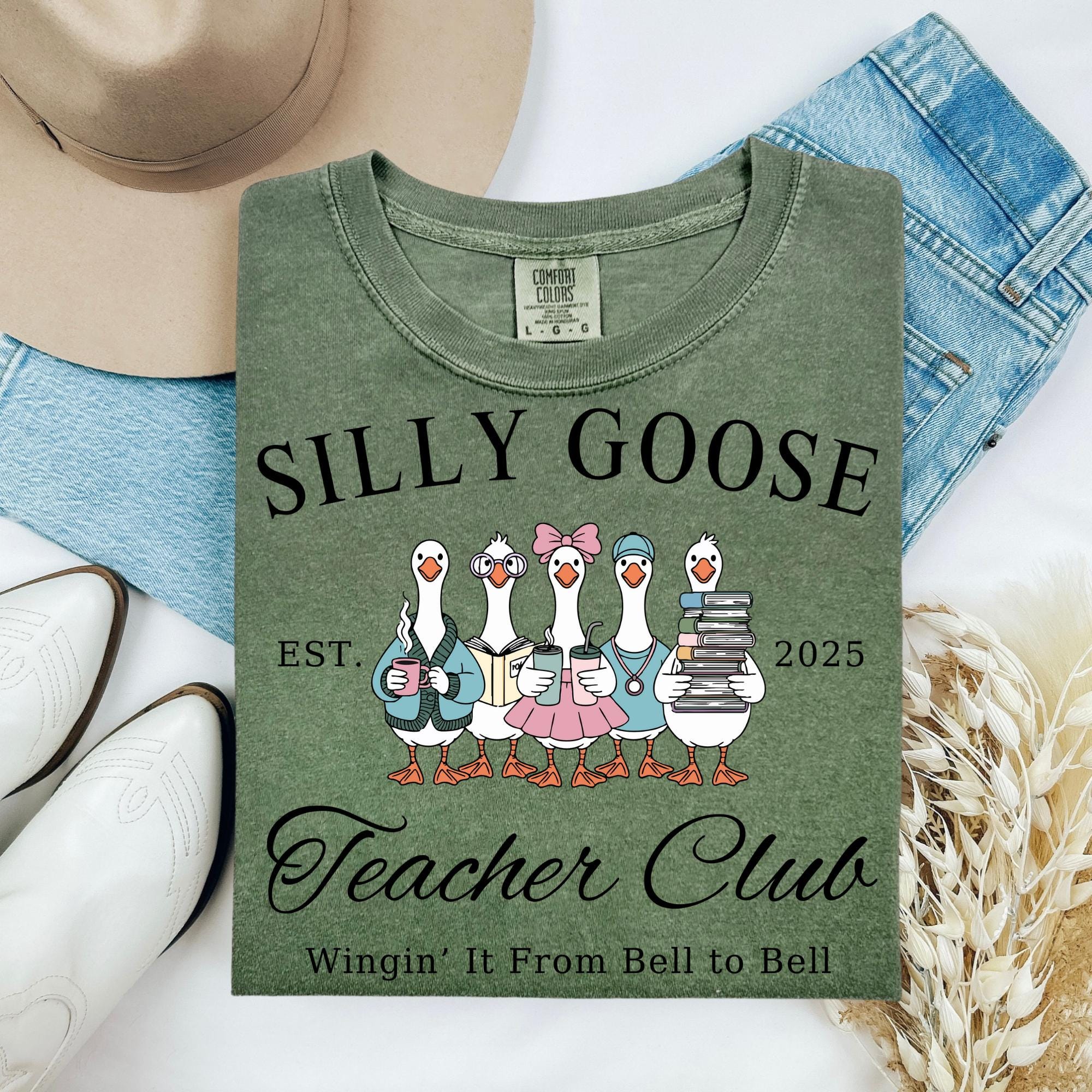 Silly Goose Squad PNG School Staff Group Teacher Sublimation Design ...