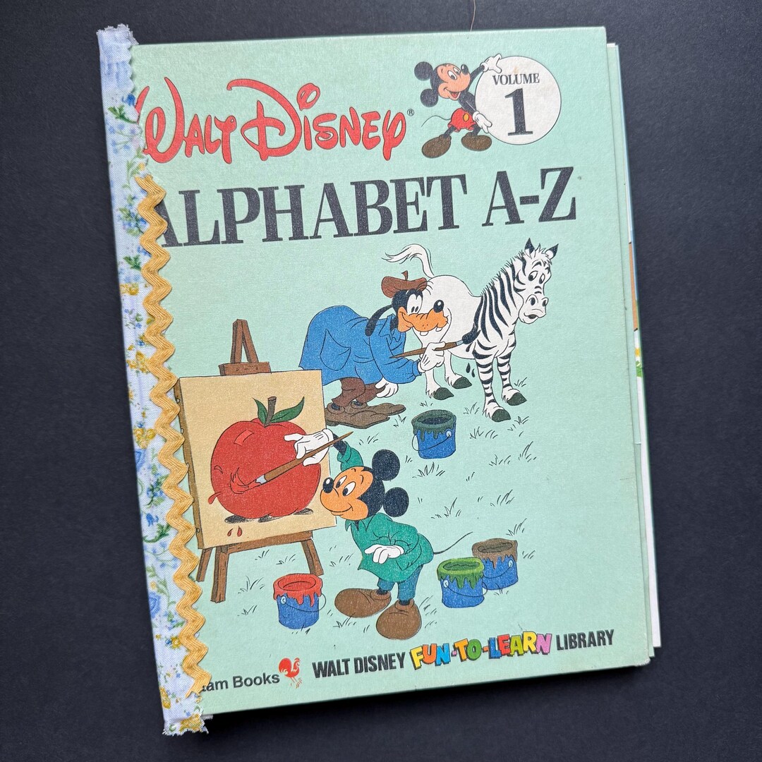 Disney - Alphabet A-Z Junk Journal - Etsy