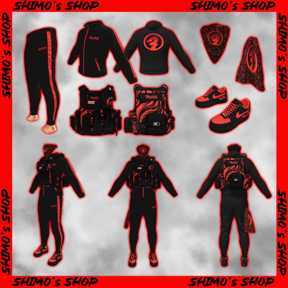 Fivem Clothing - Triads Full Gang Outfit - Etsy