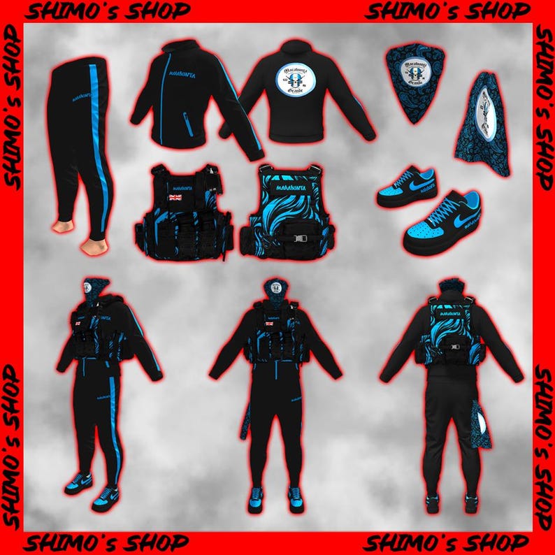 Ropa FiveM - Conjunto Marabunta Full Gang - Etsy España