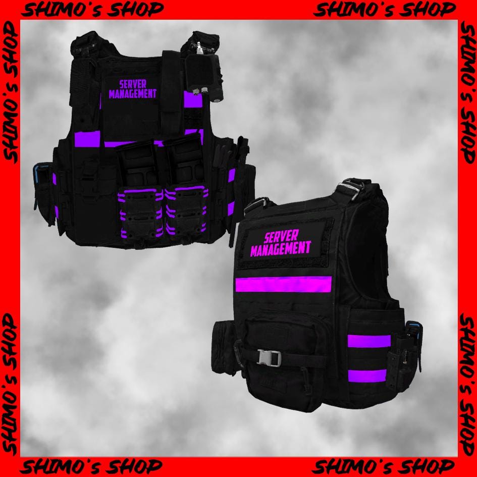 FiveM Clothing - Pack de chalecos para el personal - Etsy España