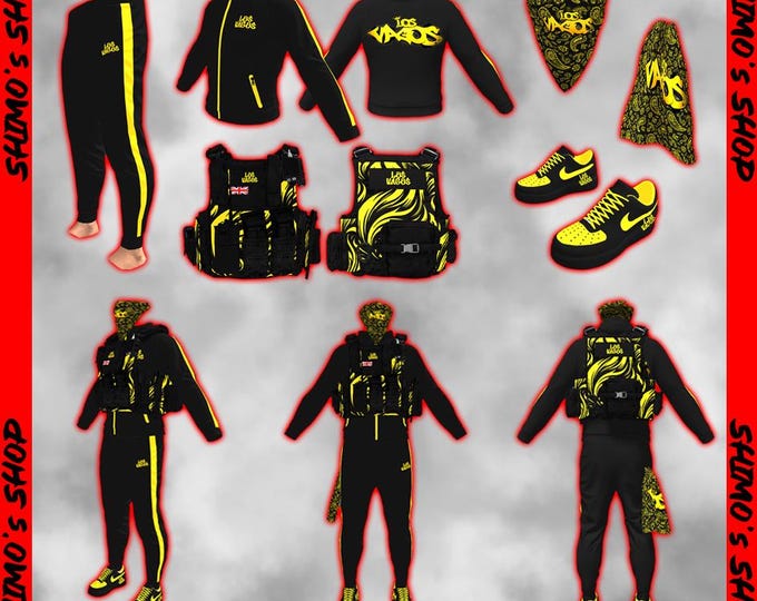 FiveM Clothing - Vagos フルギャング衣装 - Etsy 日本