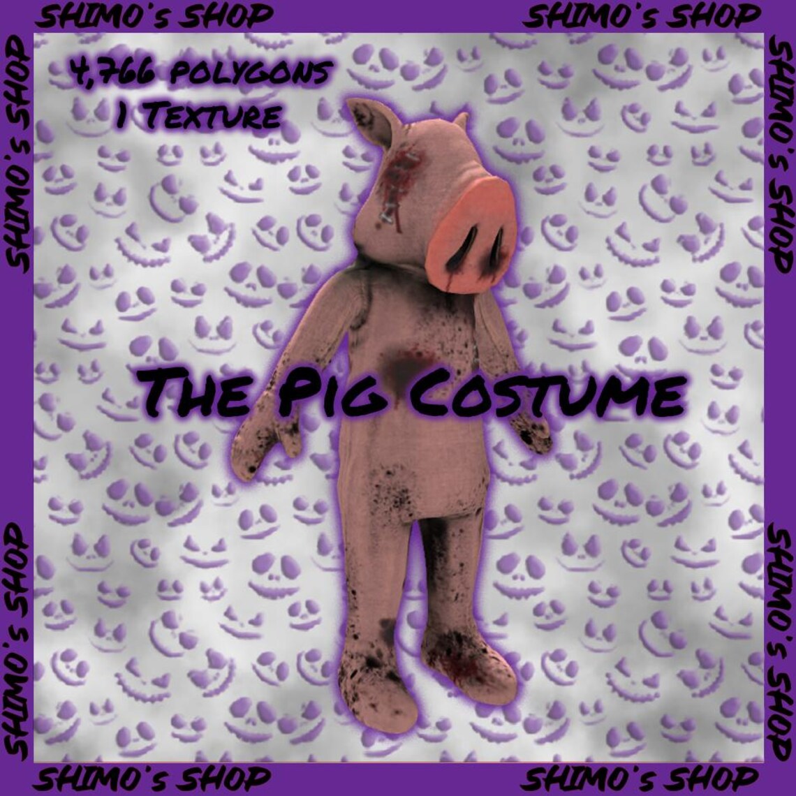Fivem Clothing - the Pig Halloween Costume - Etsy