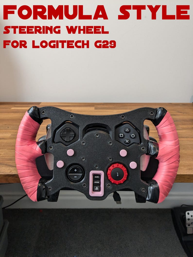 Custom F1 Steering Wheel Mod for Logitech G29/G923 - Sim Racing - Etsy