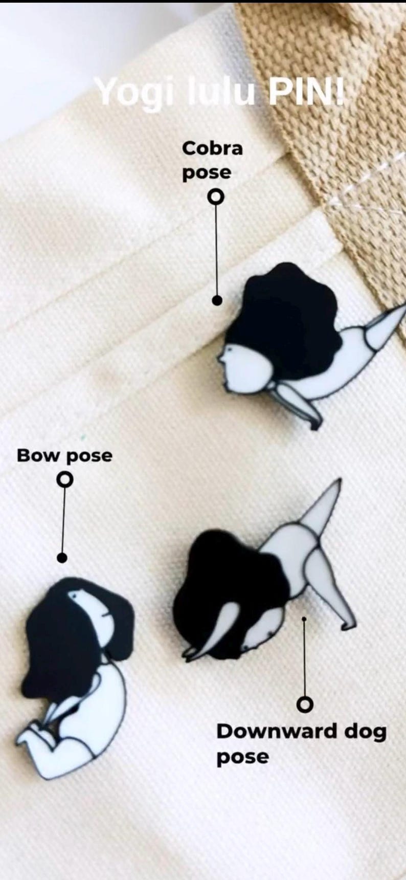 Yogi Lulu Pin - Etsy