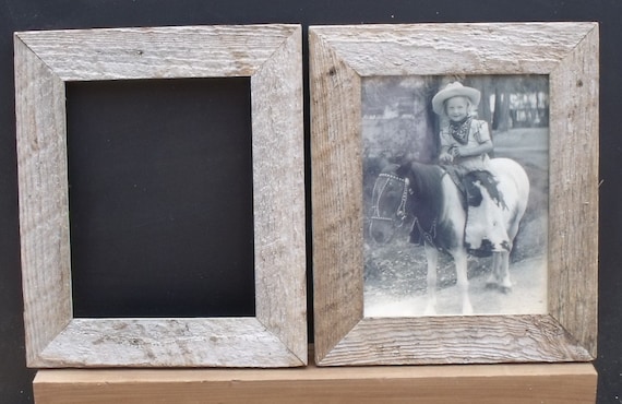 Set of 2 - 8 x 10 Barnwood Picture frames