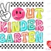 Peace Out Kindergarten | School PNG - Etsy