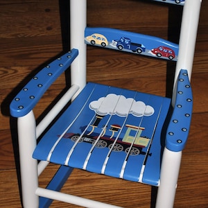 Handpainted Rocking Chair,kids Rocking Chairs,childs Rocking Chair ...