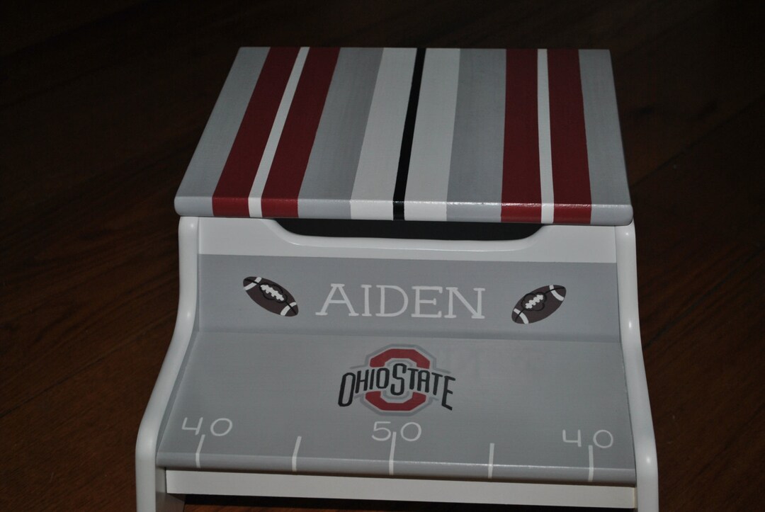 Kids 2 Step Stool - Football Teams - Sports Team - Childrens Step Stool ...