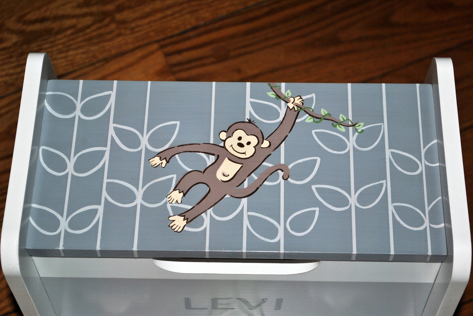 Kids 2 Step Stoolchildrens Step Stooljungle W/vineshand - Etsy