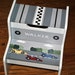 Kids 2 Step Stool,childrens Step Stool,race Cars,hand Painted,boy,girl ...