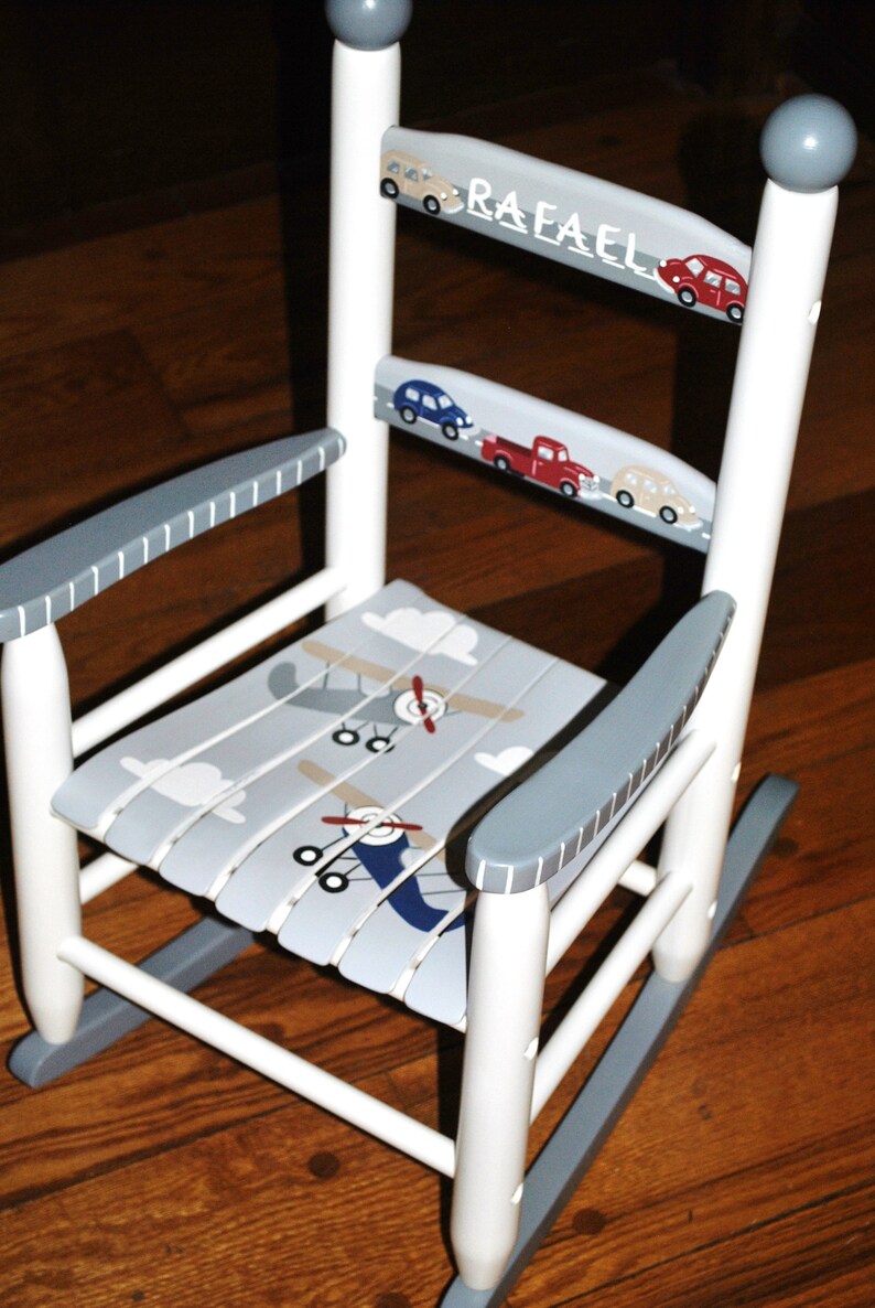 Handpainted Rocking Chair,kids Rocking Chairs,childs Rocking Chair ...