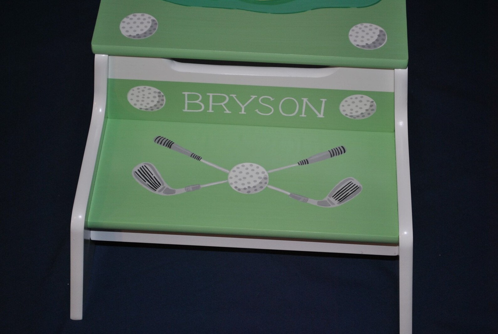 Kids 2 Step Stool Golf TEE TIME - Etsy