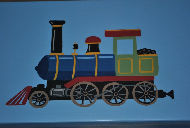 2 Step Stool,trains,childrens Step Stool,boy,baby Shower, Baby Gift ...
