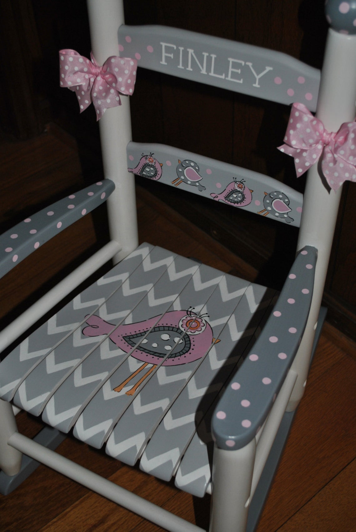 Handpainted Rocking Chair-kids Rocking Chairs-rocking - Etsy