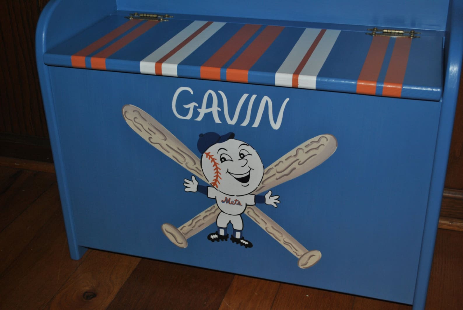 Mets - New York Mets - Toy Chest Bench - Toy Box - Kids Toy Chest ...