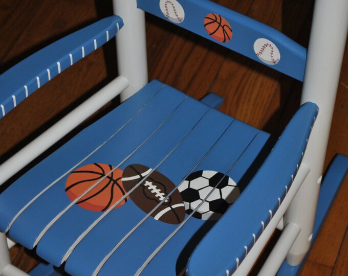 Kids Rocking Chair,childs Rocking,handpainted Rocking Chair, Chair ...