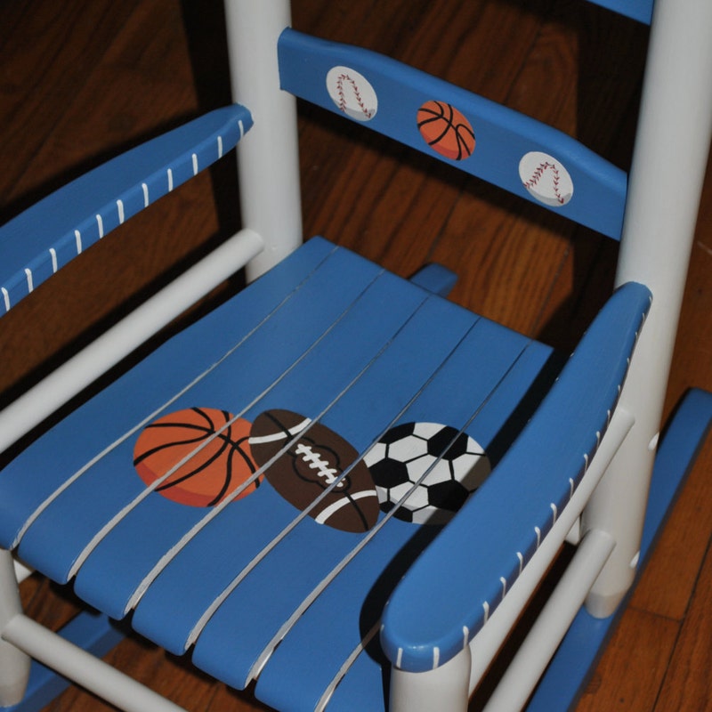 Painted Rocking Chair - Etsy
