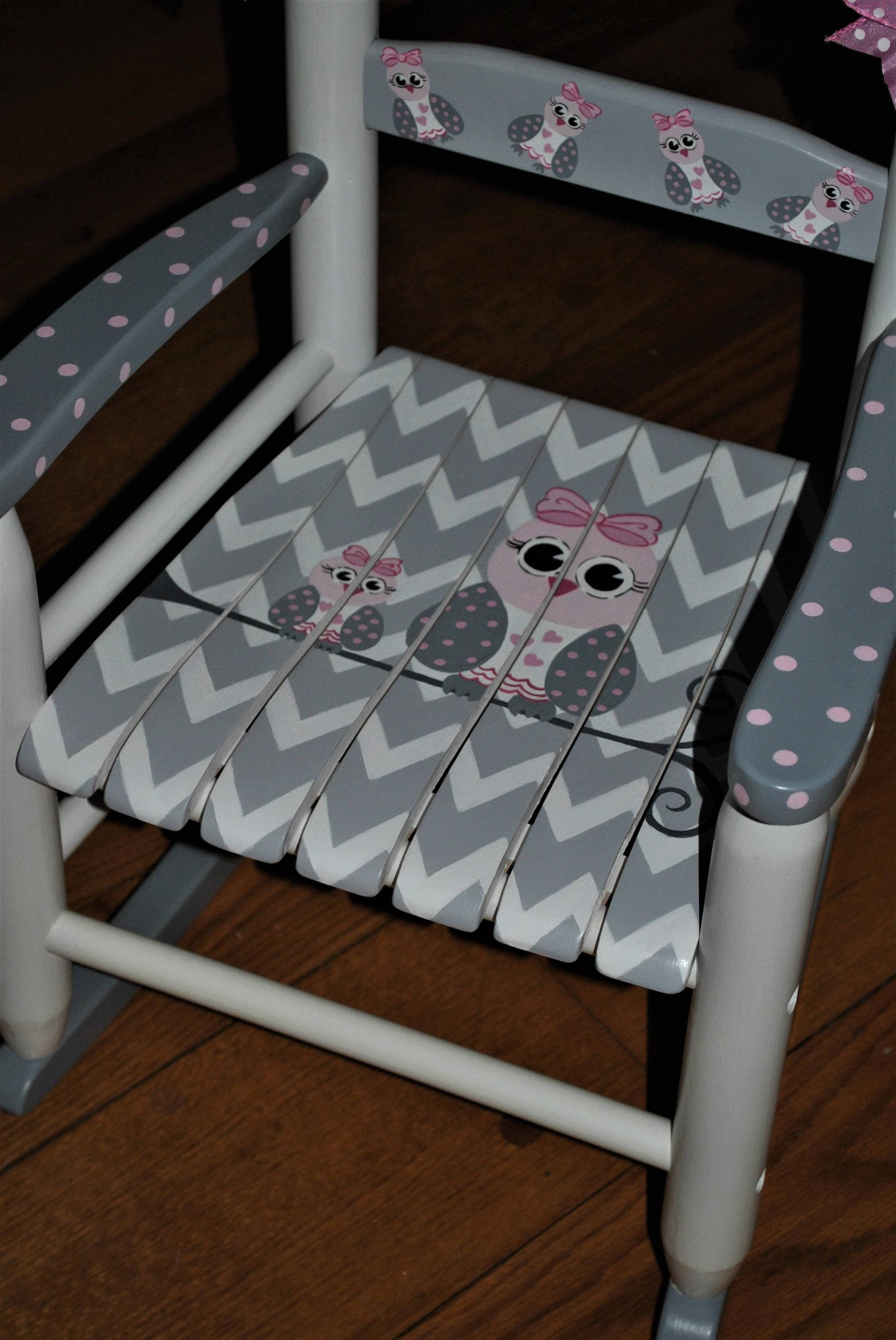 Handpainted Rocking ChairKids Rocking ChairsChilds Rocking | Etsy