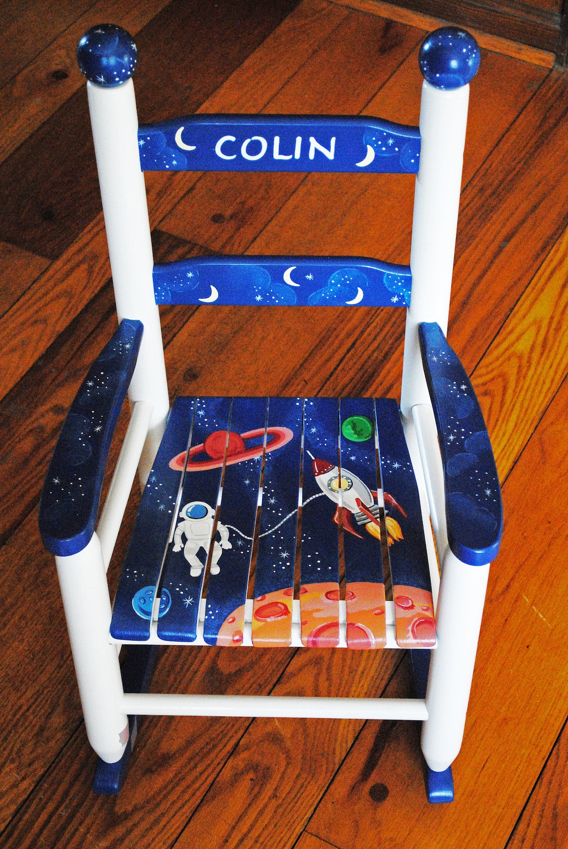 Kids Rocking Chair,space Odyssey,child Rocking Chair,space Ship,planets ...