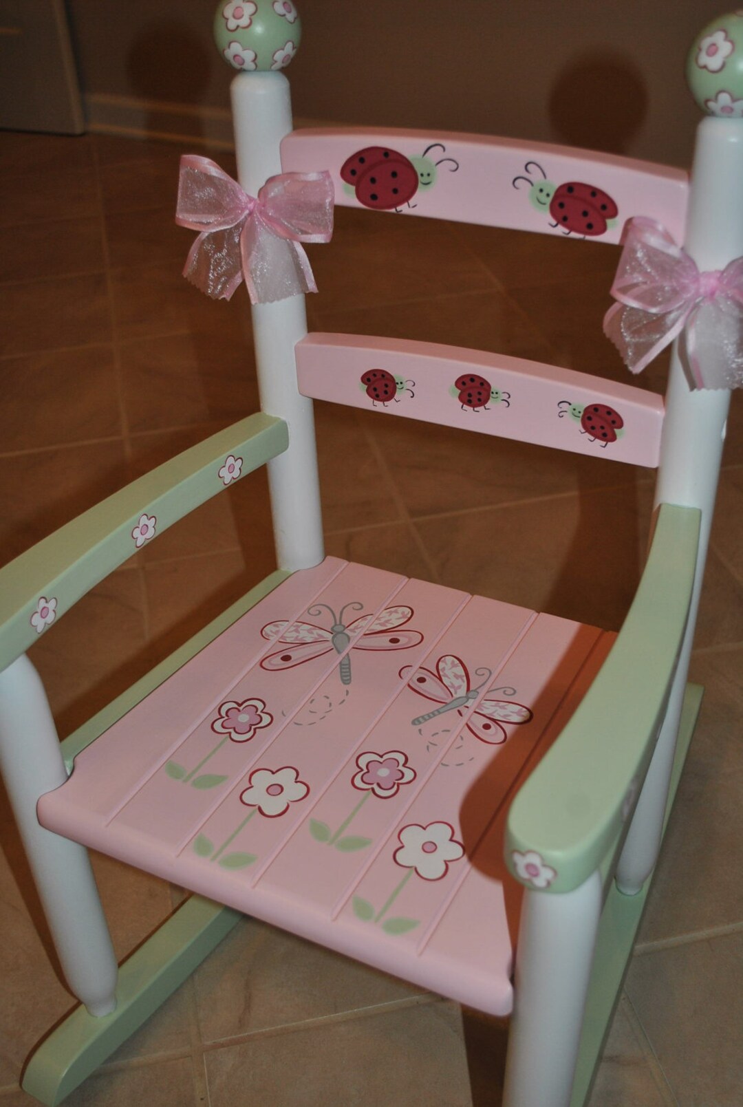 Handpainted Rocking Chair-kids Rocking Chairs-rocking Chair-rocker ...