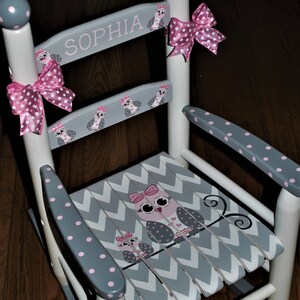 Handpainted Rocking Chair,kids Rocking Chairs,childs Rocking Chair ...