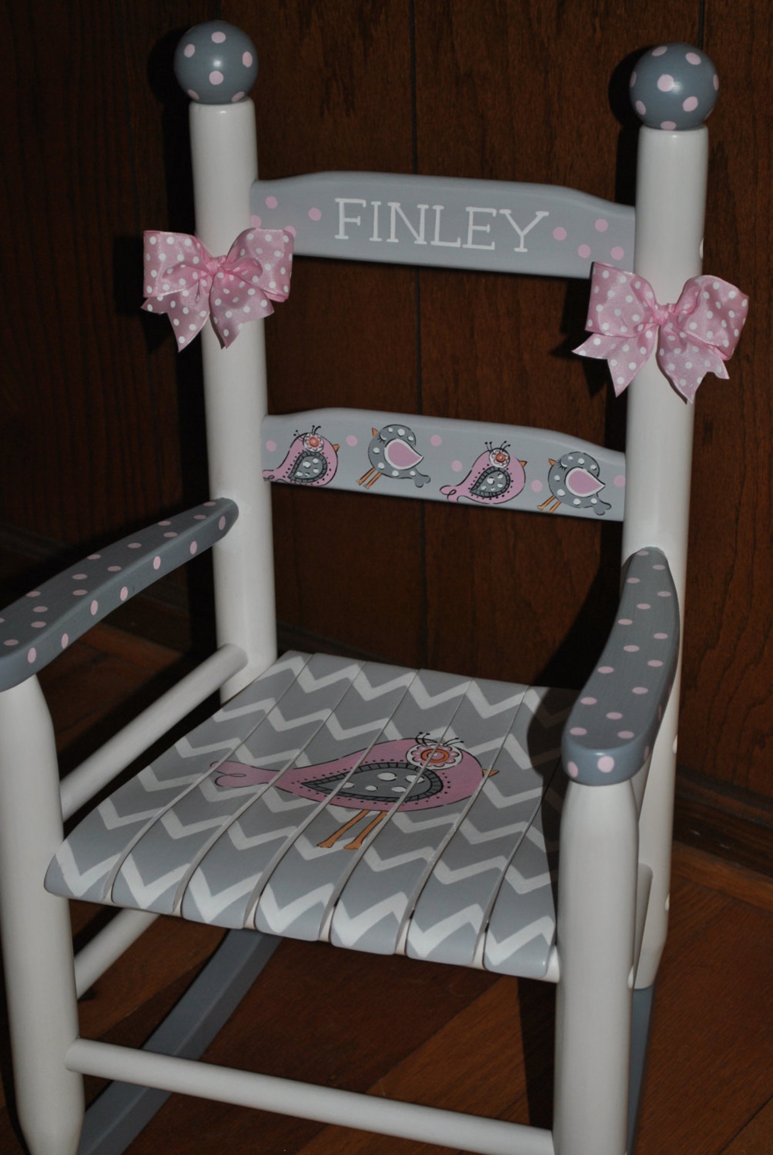 Handpainted Rocking Chair-kids Rocking Chairs-rocking - Etsy
