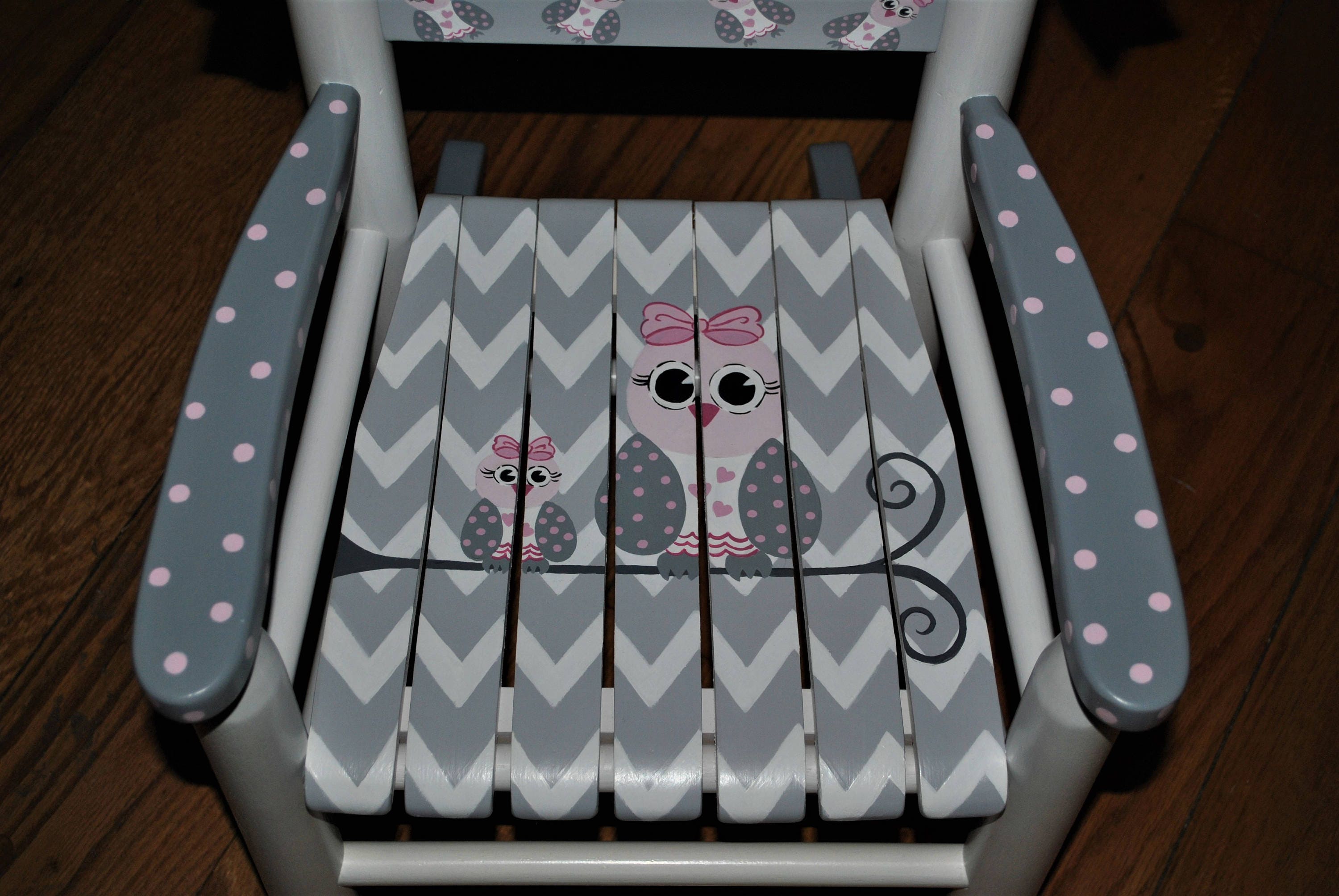 Handpainted Rocking ChairKids Rocking ChairsChilds Rocking | Etsy