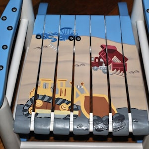 Handpainted Rocking Chair,kids Rocking Chair,childs Rocking Chair ...