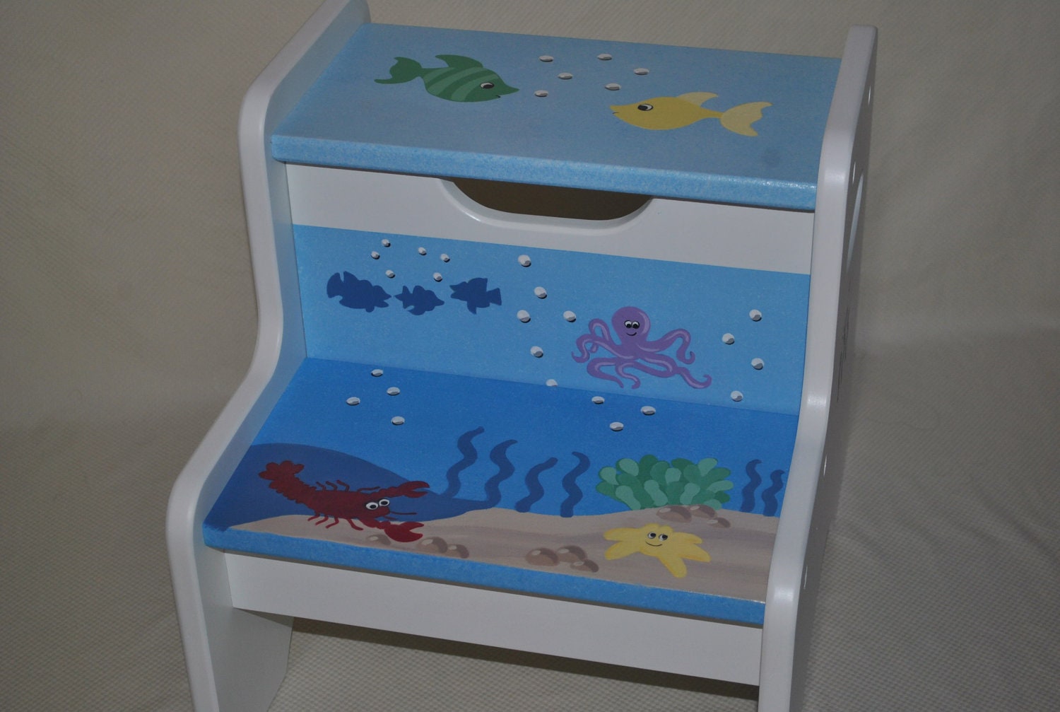 Kids 2 Step Stool - Sea Creatures - Etsy