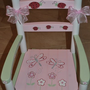 Handpainted Rocking Chair-kids Rocking Chairs-rocking Chair-rocker ...