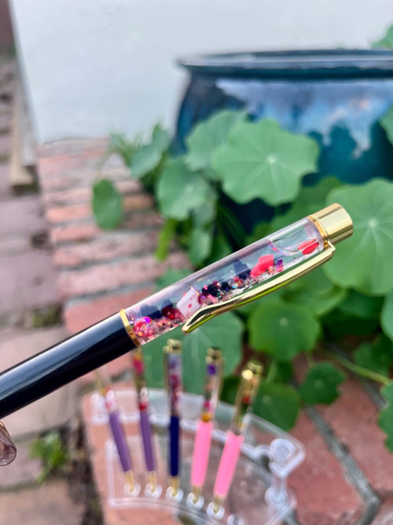Handmade Floating Pen,personalized Pen,float Pen,glitter Pen,ballpoint ...
