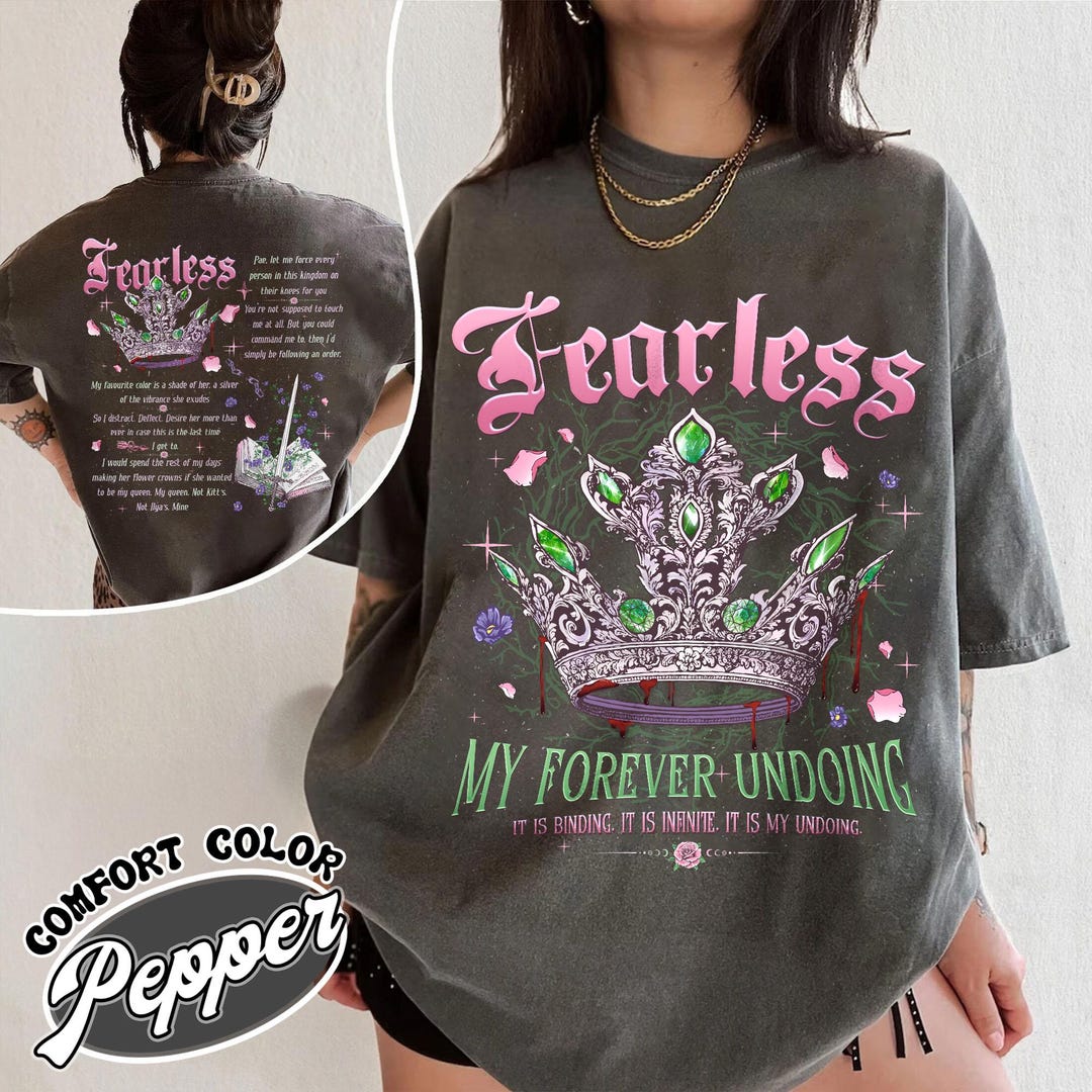 Fearless Bookish Shirt, Powerless Series Shirt, Kai and Paedyn ...