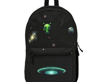 Cosmic Alien Backpack - Bag for Space Lover's, Cute Alien Design ...